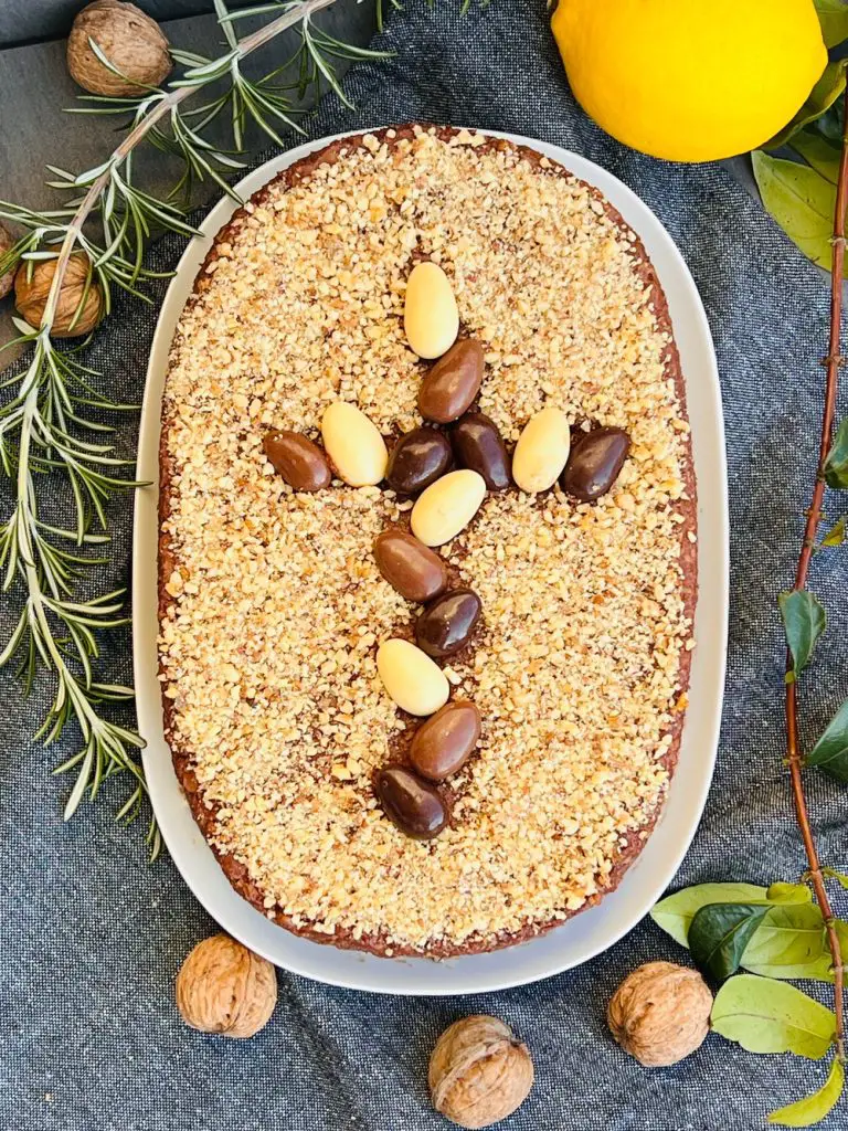 Colivă tradițională din grâu cu cacao pentru parastas