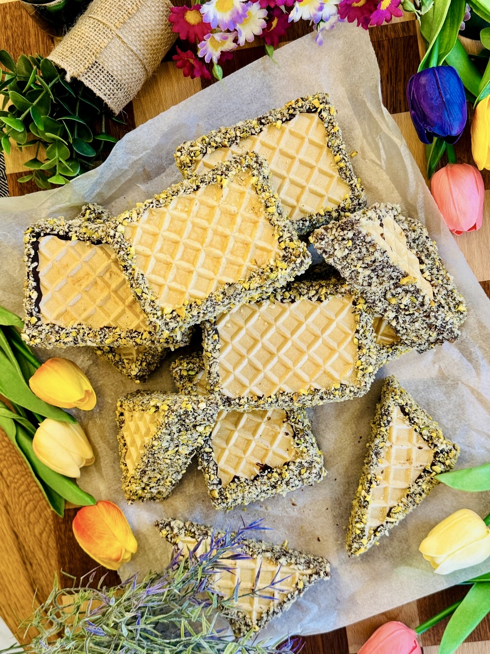 Prăjitura Doina - Foi Lica cu ciocolată și nucă delicioasa și ușoară