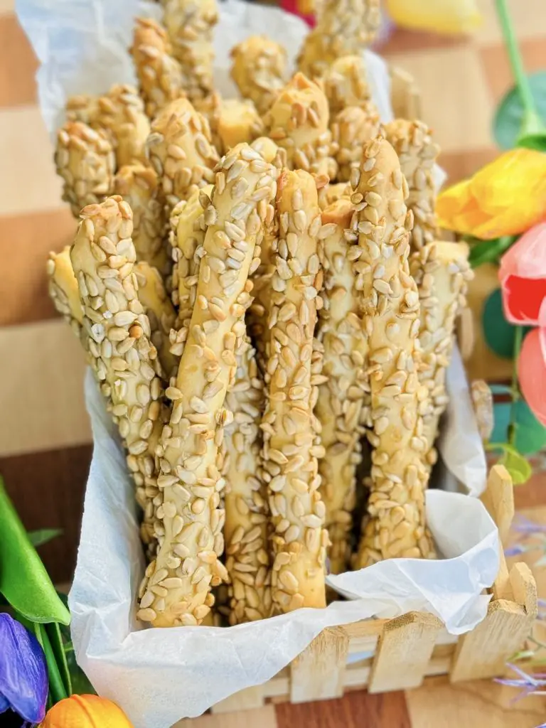 Grisine cu semințe de floarea soarelui Simple dar gustoase